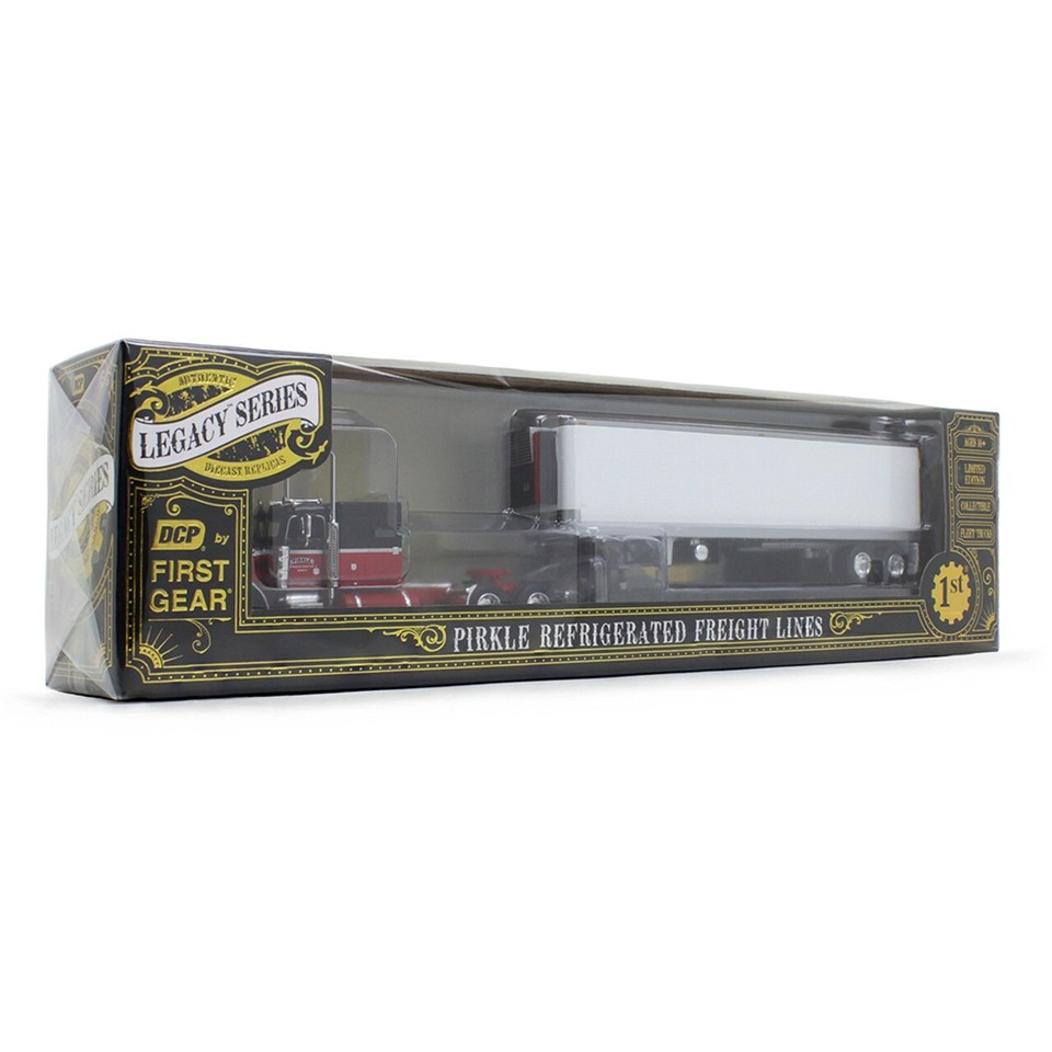 Peterbilt Model 359 w/ Reefer Trailer Diecast 1:64 Scale Model - DCP 69 ...