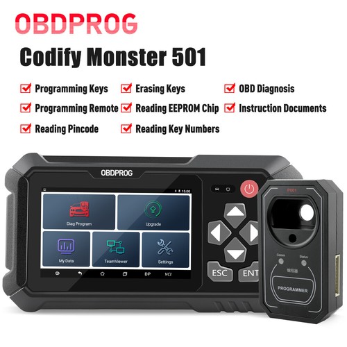 Car OBD2 Code Reader Auto Locksmith Equipment K-ey Programming Tool ...