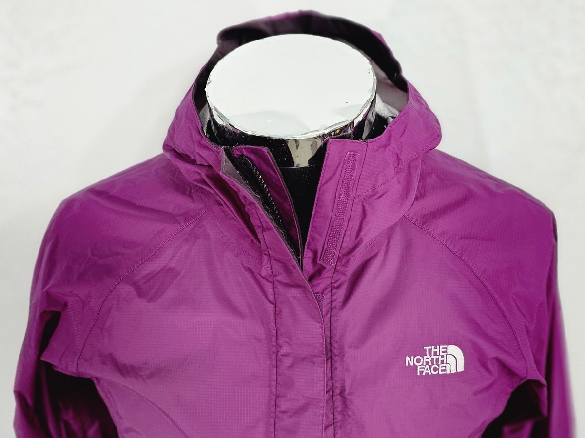 The North Face Hyvent 2.5L Jacket Rain Coat Purple Womens The North Face Hyvent 2.5L Jacket Rain Coat Purple Womens