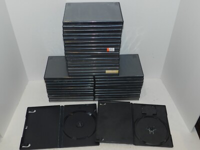 Mixed Lot Of 35 Sony Playstation 2 PS2 Empty Game Cases Black OEM ...