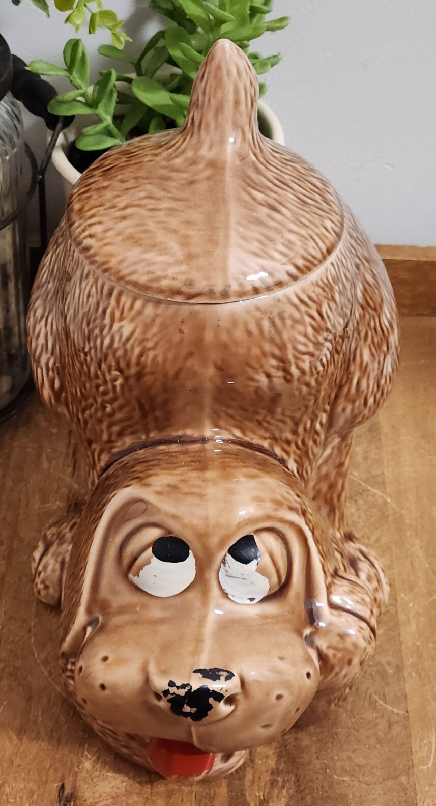 McCoy Cookie Jar Thinking Puppy Dog 1978 #0272 Vintage Original | eBay
