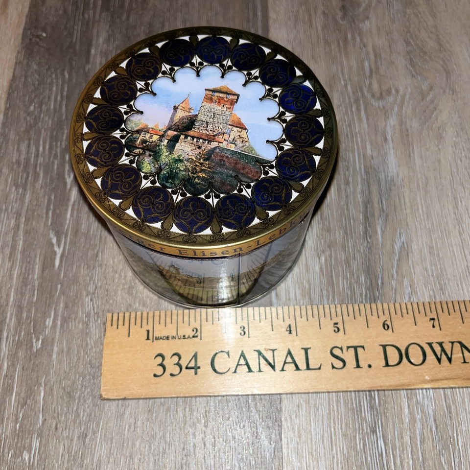 Vintage Gottfried Wicklein Cookie Tin Canister Germany empty | eBay