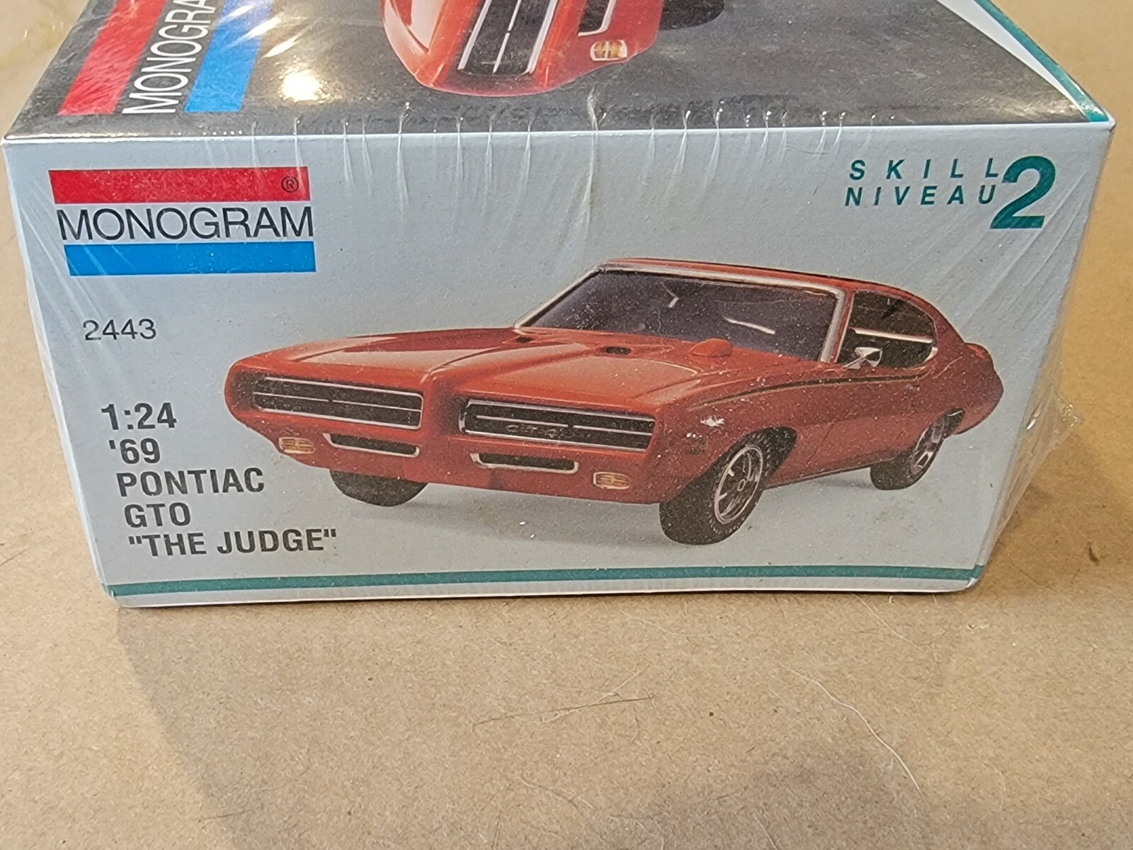 1969 Pontiac GTO Judge Model Car Kit Sealed Vintage Monogram 1/24 1994 ...