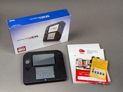 Nintendo 2DS Console Complete In Box Electric Blue 2013 CIB | eBay