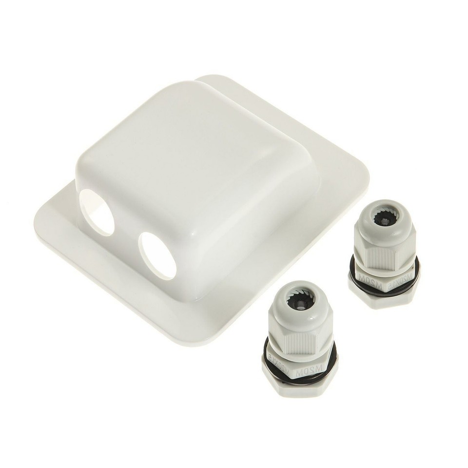 ABS Solar Double Cable Entry Gland for All Cable Types for RV solar ...