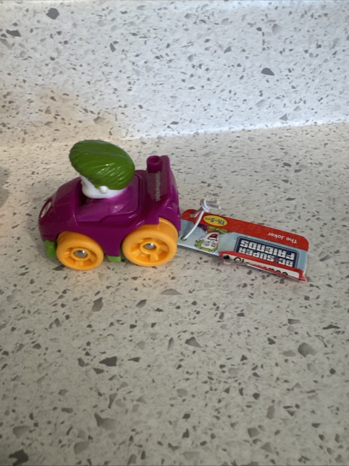 Fisher Price Wheelies Purple Car Joker Batman Mattel Toy 2009 (2) | eBay