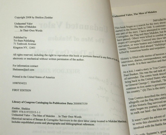 Undaunted Valor The Men of Mukden ... in Their Own Words by Zimbler ...