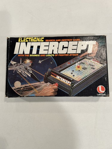Vintage 1978 Lakeside Electronic Intercept Board Game *Untested* Search ...