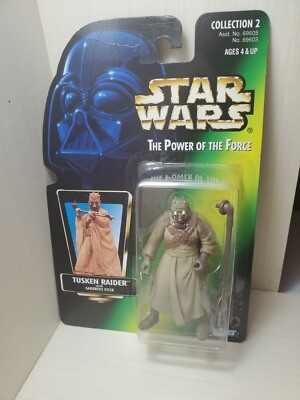 RARE Kenner Star Wars Potf Tusken Raider Closed Left Hand Variant ...