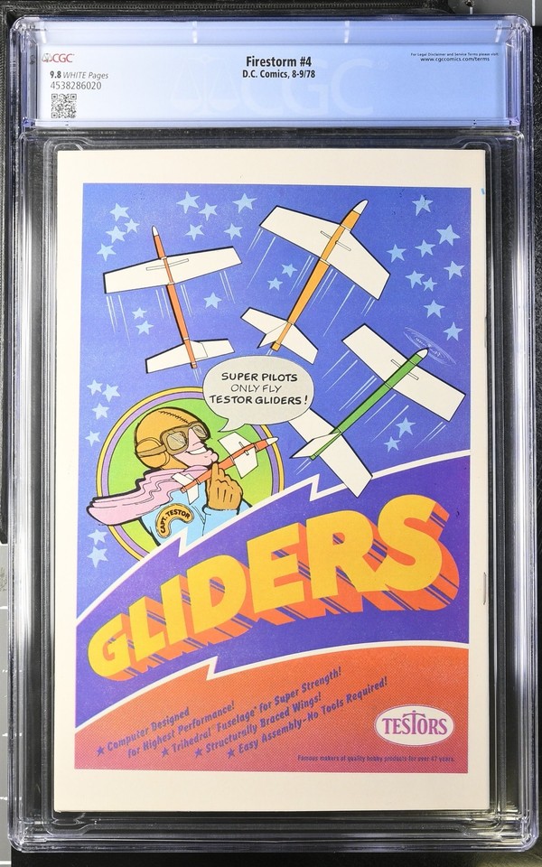 Firestorm the Nuclear Man #4 CGC NM/M 9.8 White Pages 1st Hyena! DC ...