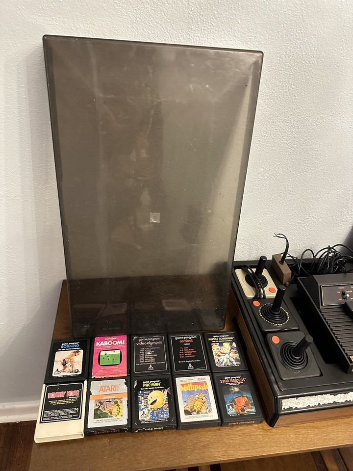 Original Atari 2600 Console Controllers Games And Case Lot | eBay