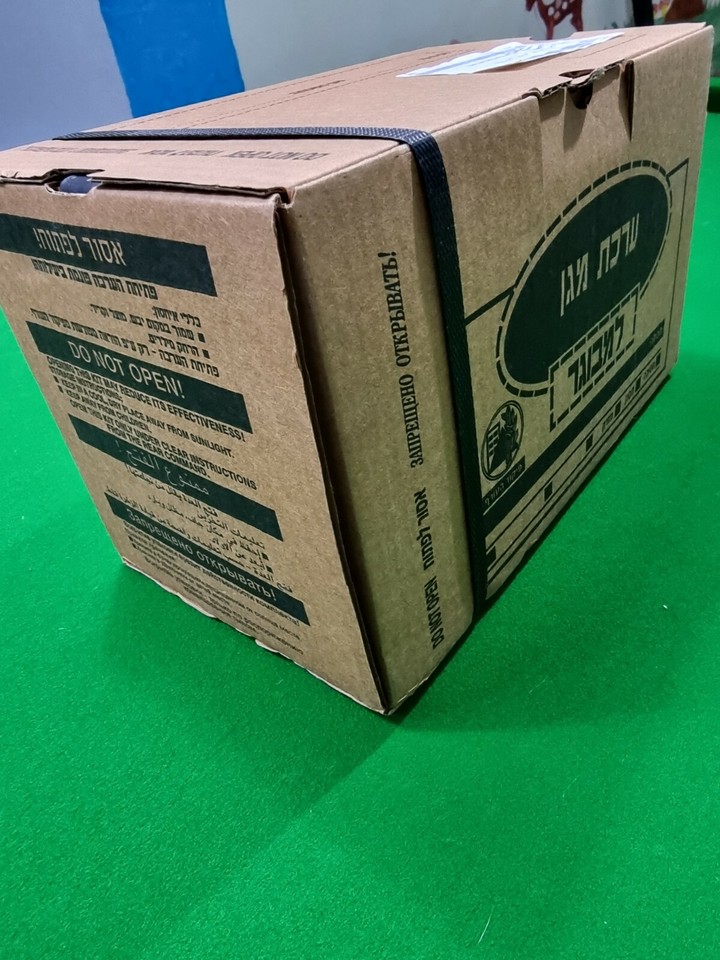 ISRAEL GAS MASK Unused Israeli Filter Drinking Israeli Sealed | eBay