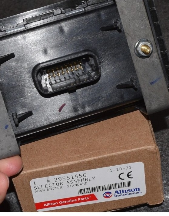 BRAND Allison Push Button Shift Selector 29551556 | Genuine