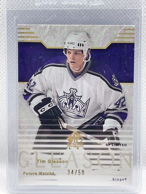 2003-04 SP Authentic Limited Tim Gleason Future Watch Rookie Card #34/ ...