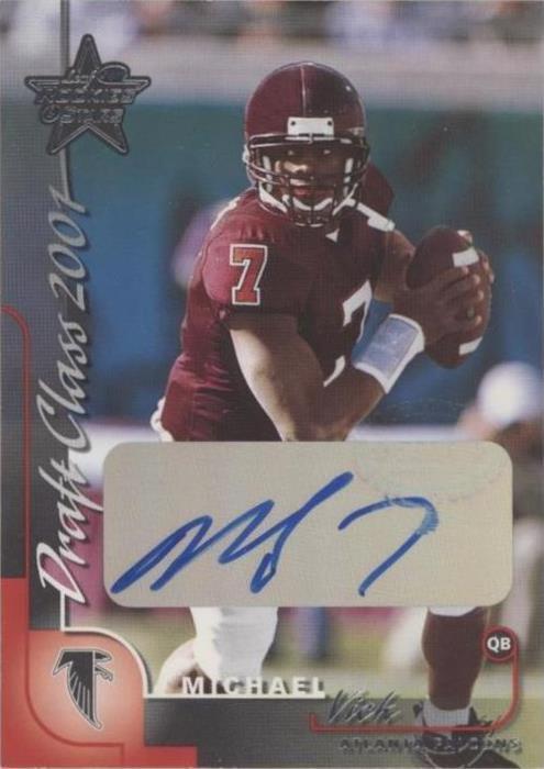 2000 Leaf Rookies & Stars - Draft Class 2001 Michael Vick #301 ...