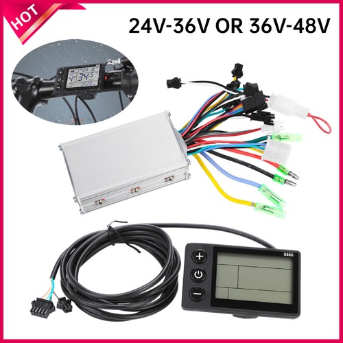 S866 LCD Display Panel 24/36/48V EBike Electric Bicycle Scooter Motor ...