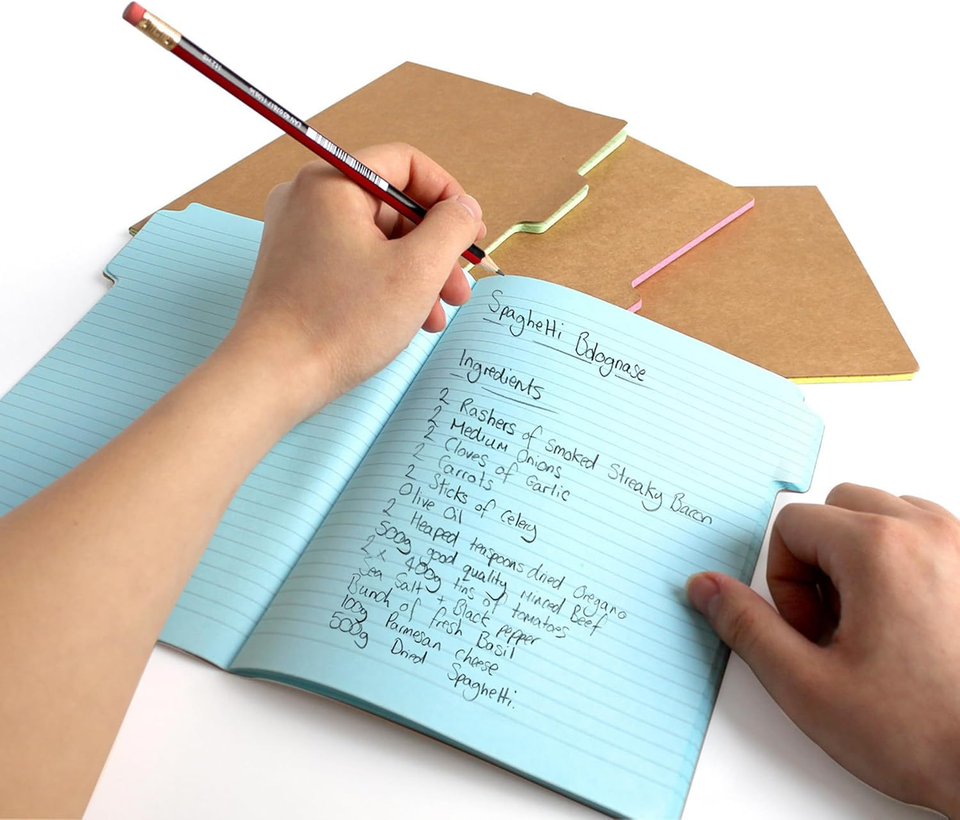 Tab Notebook | A5 Journal Notebook with Tab Shaped | Office Supplies ...