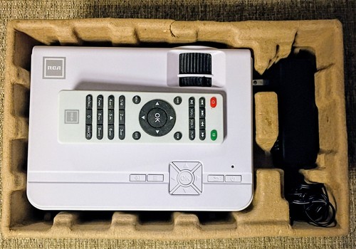 RCA Home Theater LCD Projector RPJ136-B 1080P Compatible 2200 Lumens Up ...