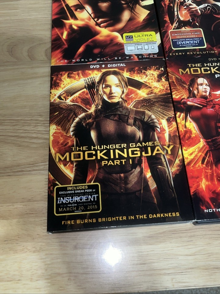 The Hunger Games: The Complete 4-Film Collection (ALL DVD) Katniss ...