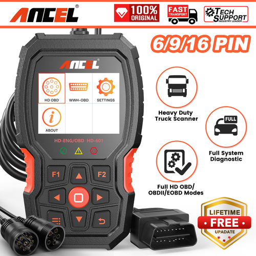 Heavy Duty Truck Scanner All System Diesel Diagnostic Check Engine Code ...