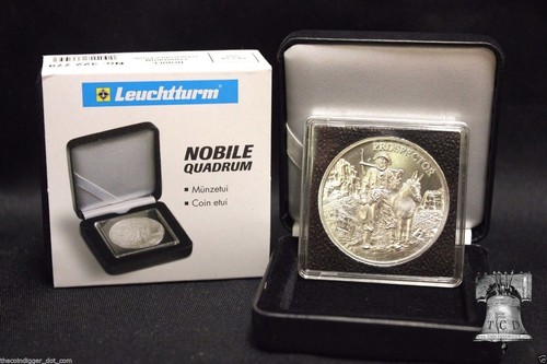 16mm Gold 1/10oz Nugget Coin Holder 2x2 Capsule Quadrum INTERCEPT ...