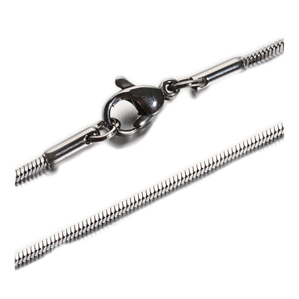 304 Stainless Steel Snake Chain Necklaces Lobster Clasps 15.7"(39.9cm ...