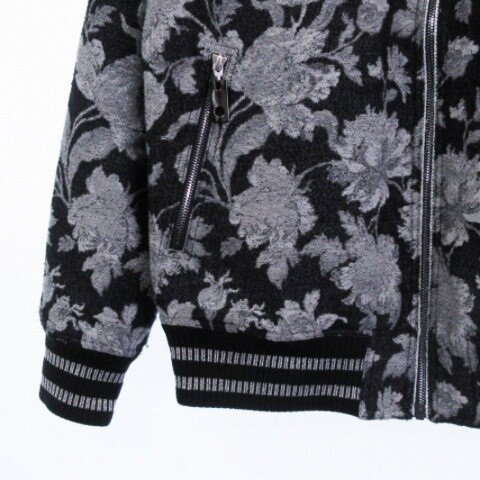 Angelo Journey Jacket Blouson Batting Jacquard Floral Pattern Cotton ...