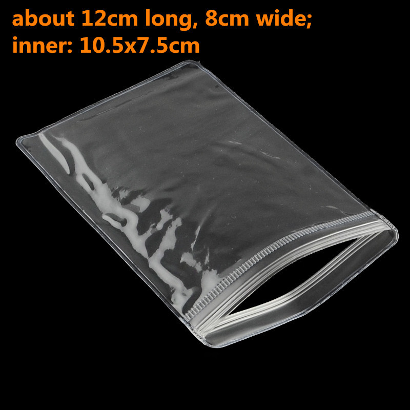 100Pcs Self Seal Plastic Pack Zipper Lock Bags Light Blue Jewelry ...