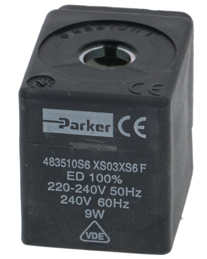 PARKER 483510S6 240V DZ06 9W 3 WAY SOLENOID VALVE COIL FOR COFFEE ...