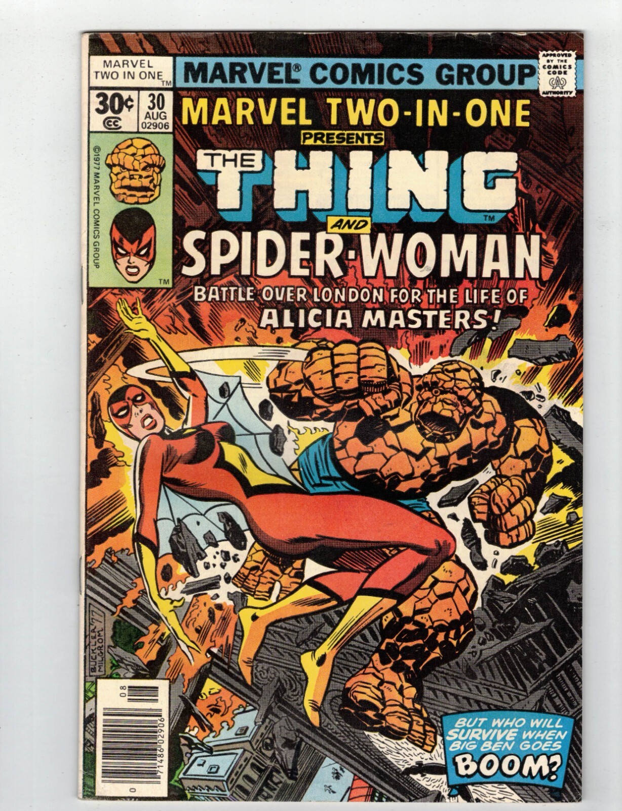 Marvel Two In One #30 Spider-Woman Thing | eBay