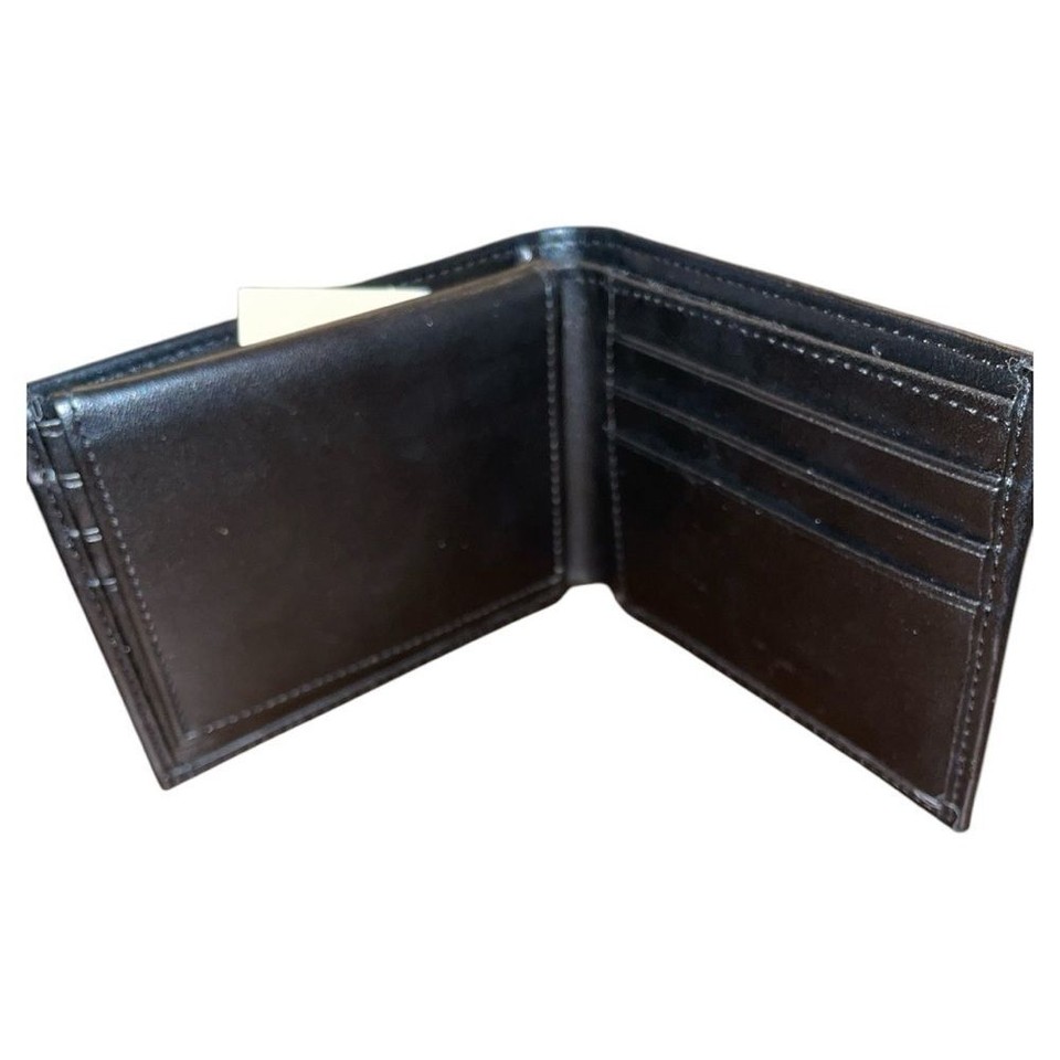 Perry Ellis Men's Black RFID Bifold Passkey Wallet NWT | eBay