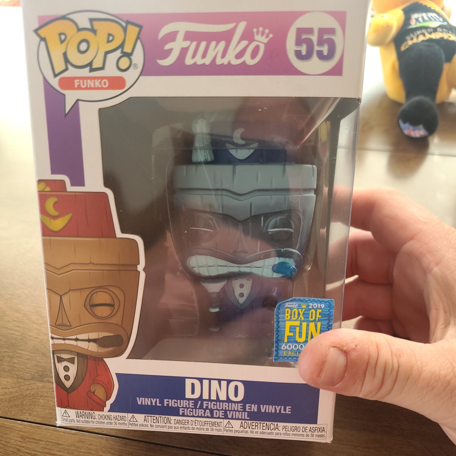 Nice Dino Funko Pop Vinyl Figure 55. Box Of Fun. 1 Of 6000 Made.2019 ...