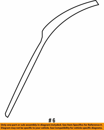 75544-42010 Toyota Moulding, windshield, outside no.2 lh 7554442010 ...