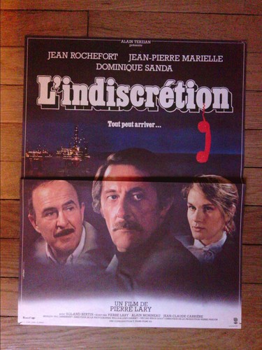 Poster Original Film " L'Indiscretion " / Jean Rochefort/40 x 60 CMS | eBay