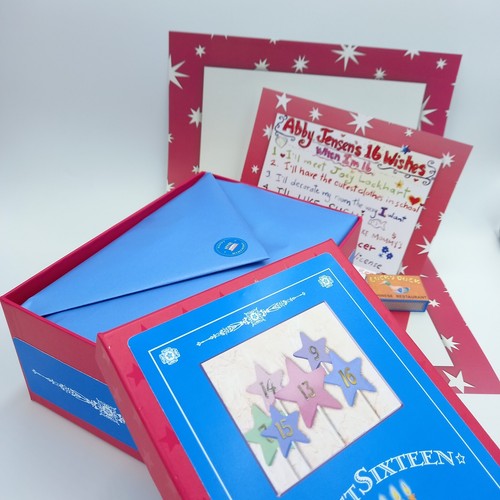 16 Wishes Candle Box Sweet Sixteen Celebration Gift | eBay UK