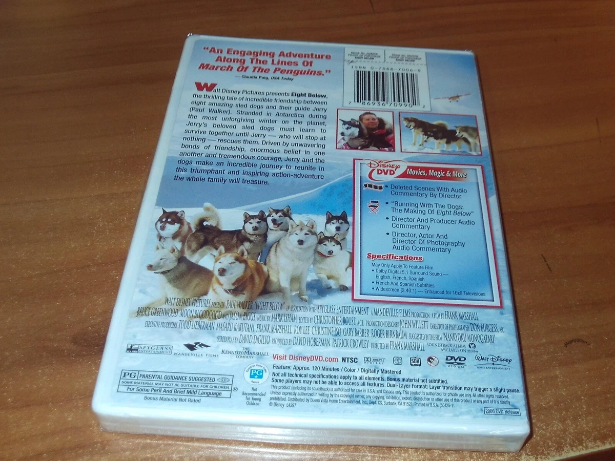 Eight Below Widescreen Dvd Disc