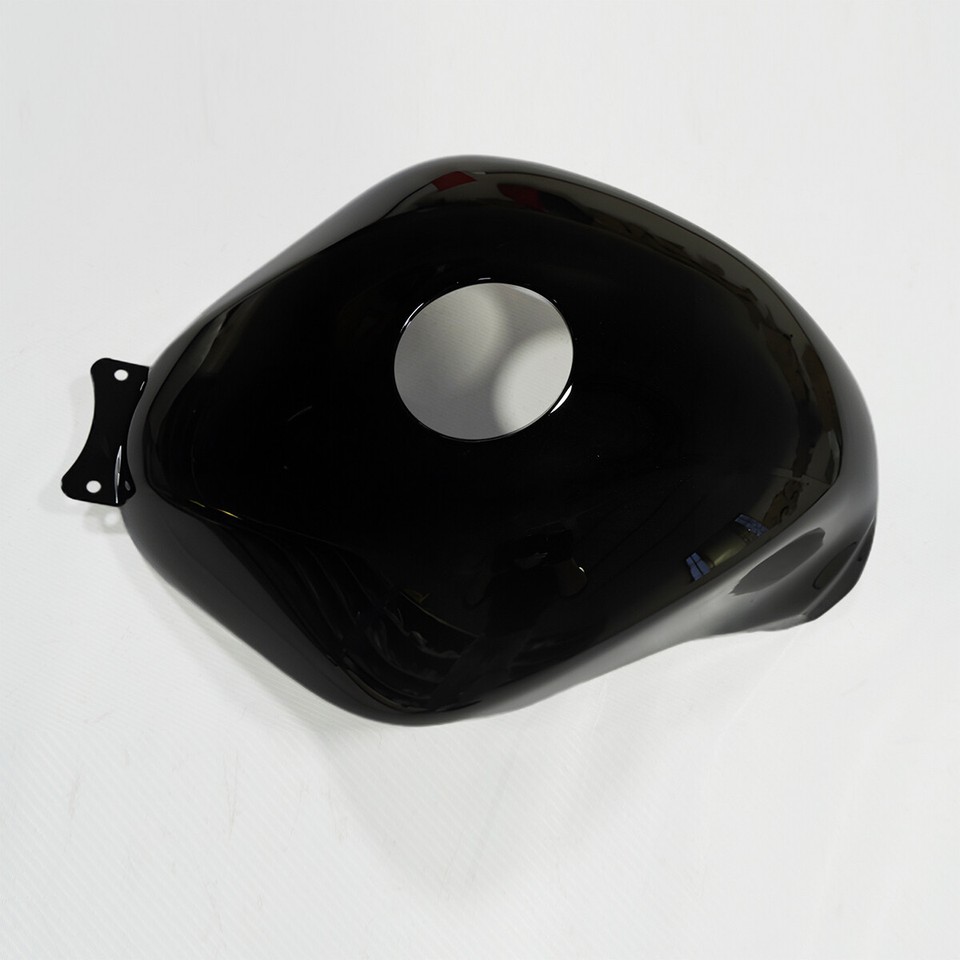 2007-2008 Kawasaki Ninja ZX6R Glossy Black Gas Fuel Tank Cover Cowl ...