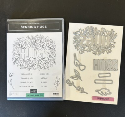 Stampin’ Up! Sending Hugs Cling Stamps & Layering Hugs Dies Bundle | eBay