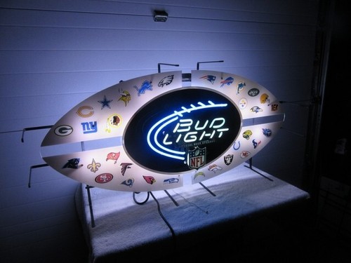 Bud Light NFL All Teams beer Neon SIGN man cave ready | eBay