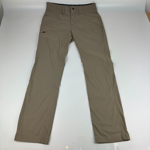 Orvis Mens Size 32x32 Tech Pants Water-Resistant Zippered Pockets Tan ...
