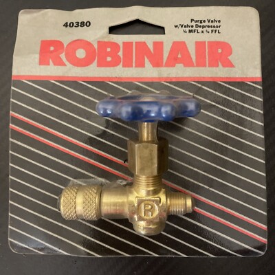 Robinair 40380 Purge Valve W/ Valave Depressor NOS | eBay