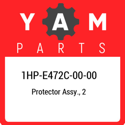 1HP-E472C-00-00 Yamaha Protector assy., 2 1HPE472C0000, New Genuine OEM ...