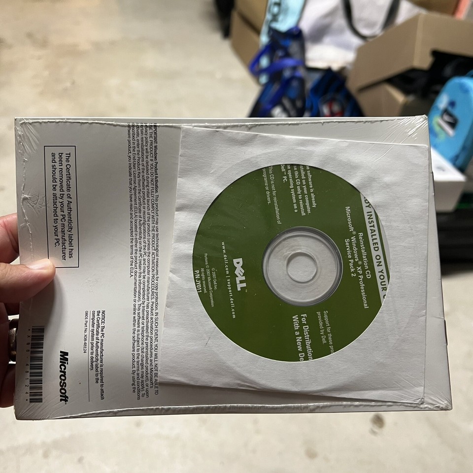 Microsoft Windows XP Professional Version 2002 SEALED NO PRODUCT KEY ...