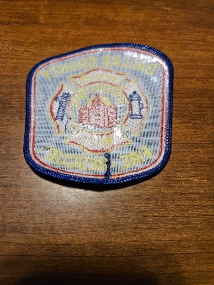 Dallas County TEXAS -Fire & Rescue Department (Founded 1846) patch | eBay