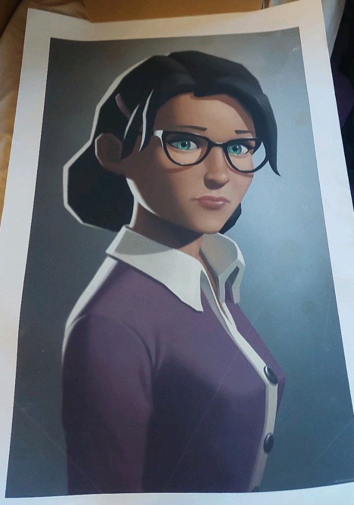 TF2 Miss Pauling Large Portrait Poster Official Valve Merch HTF (Read ...
