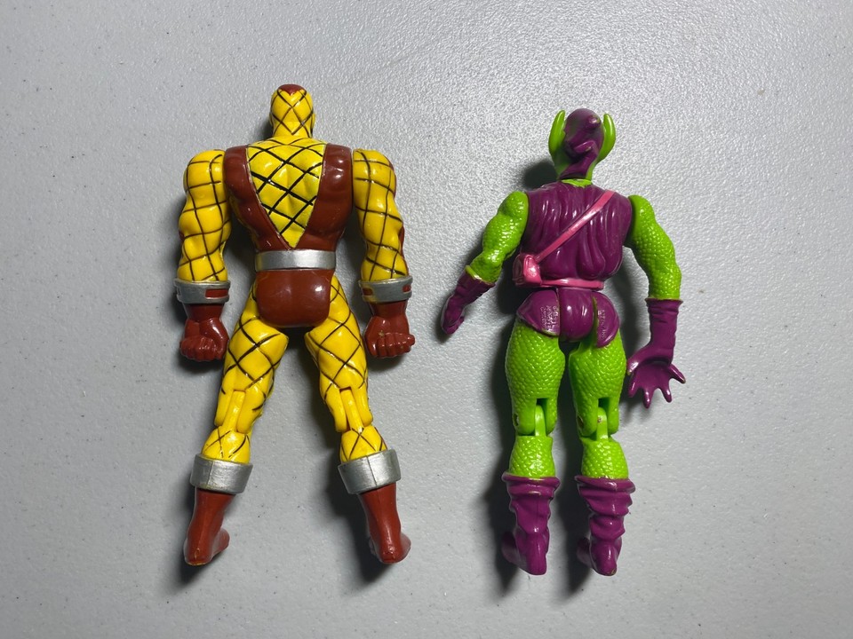 Shocker Green Goblin Spider-Man Animated Series 1994 Marvel Toy Biz Lot ...