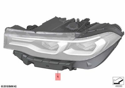 Genuine BMW G07 BMW ALPINA XB7 X7 40iX 50iX LED AHL Headlight left ...