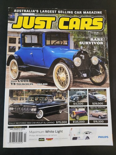 Just Cars - 14th March 2016 #241 - Collectors - 1916 Cole V8 Tourcoupe ...