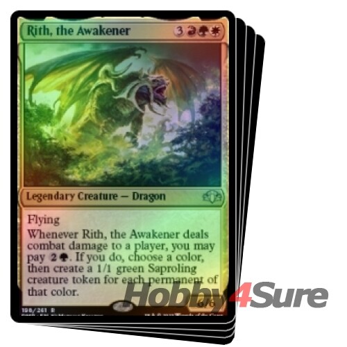 Foil Rith, The Awakener X4 M/NM Magic: The Gathering MTG Dominaria ...