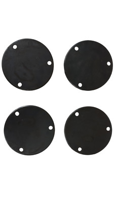 Round Steel Base Plates - Beveled Safety Edge, Size: 7 -3/4" (4 pack ...
